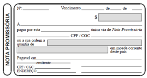 Formulário de Nota Promissória - Modelos para Impressão